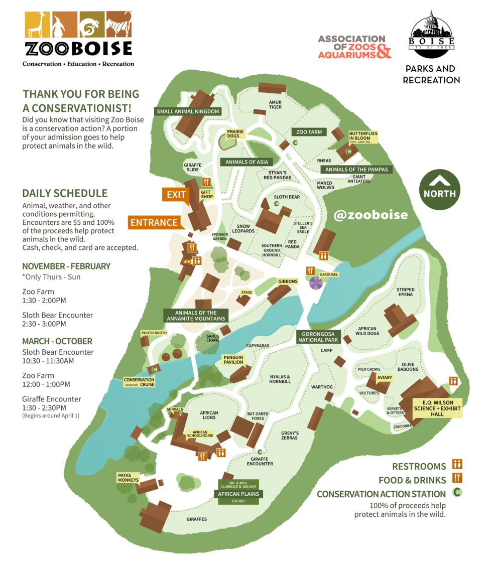 Zoo Map - Zoo Boise