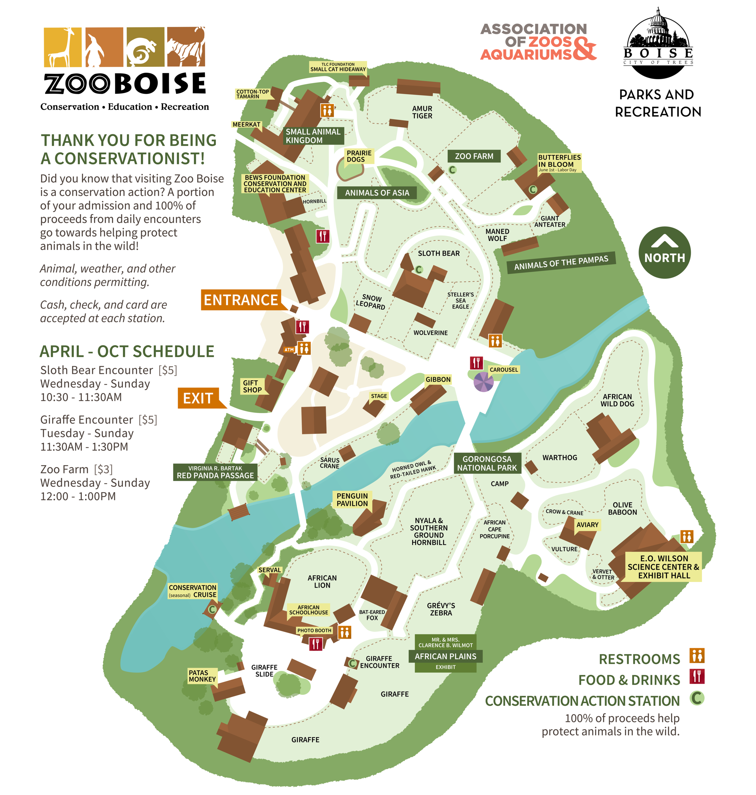 Zoo Map | Zoo Boise
